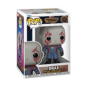 POP Marvel: Guardians of The Galaxy Volume 3 - Drax Funko Vinyl Figure (Bundled with Compatible Box Protector Case), Multicolored, 3.75 inches