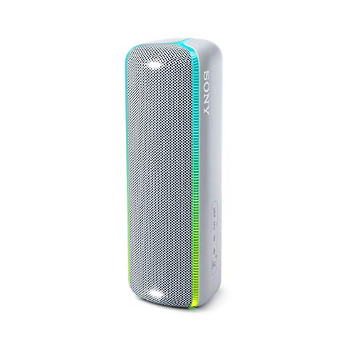 Sony SRS-XB32 Portable Bluetooth Speaker: Compact Wireless Party Speaker with Multicolor Lights and Flashing Strobe - Loud Audio for Phone Calls -Waterproof and Shockproof Bluetooth Speakers - Grey