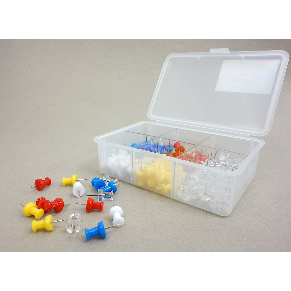 Kokuyokahi-S20 plastic thumbtack Dharma 5 color set (japan import)