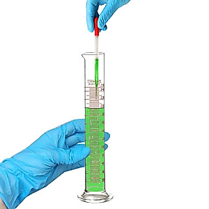 Glass 250ml Graduated Measuring Cylinder with 1pcs Brush