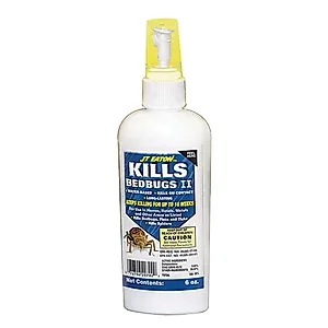 JT Eaton 207-W6Z Bed Bug Killer II Spray, Water-Based Insect Spray, Ready-to-Use 6 Ounces Travel-Size Spray Bottle
