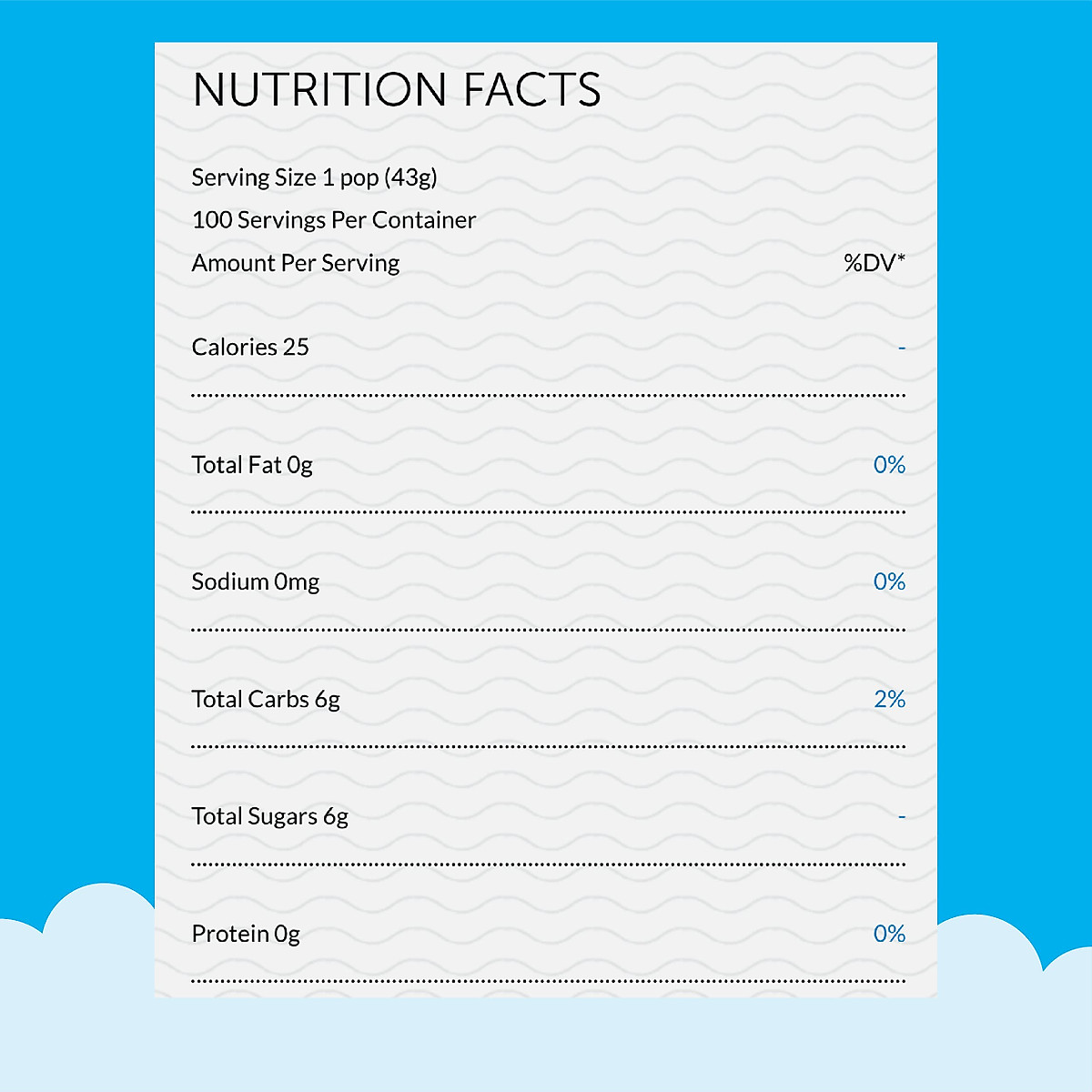 Fla-Vor-Ice Popsicle Variety Pack of 1.5 Oz Freezer Bars, Assorted Flavors, 100 Count