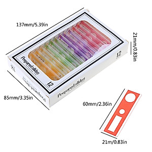 MEELYHOME 12 Kinds Prepared Microscope Slides Of Animals Flowers Insects Sample Specimens Biological Microscope Please Allow 1-3mm Error Due To Manual Measurement. Pls Make Sure You Do Not Mind