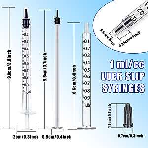 1ml Syringes with Caps (Pack of 100)