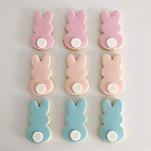 Easter Bunny Cookie Cutter Set -3 Pieces - Stainless Steel Assorted Sizes