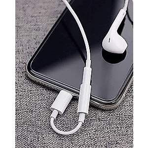 3 Pack Lightning to 3.5 mm Headphone Jack Adapter, Apple MFi Certified Veetone iPhone Audio Dongle Cable Earphones Headphones Converter Compatible with iPhone 12/12 Pro/11/11 Pro/X/XR/XS/XS Max/8/7