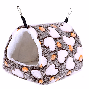 Hohopeti Hamster Hanging Hammock, Cotton Material, 1 inch x 1 inch x 1 inch, Small Pet Bedding