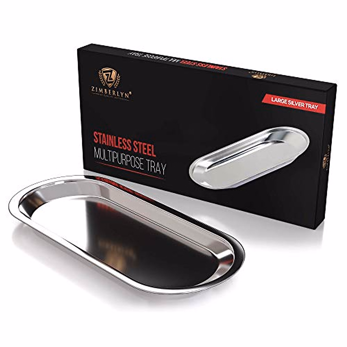 Stainless Steel Multipurpose Tray - Large_Silver