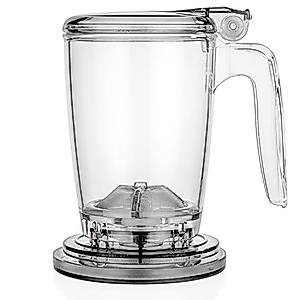 Tealyra - rapidTEA MAKER - 16-ounce - Loose Tea Teapot Infuser - Best Tea Maker Makes a Perfect Cup of Leaf Tea - Bottom Dispensing Teapot - Dripping Free Guarantee - 500ml