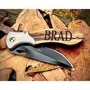 Personalized Pocket Knife for Men, Gifts for Men, Engraved Knife, Custom Pocket Knife, Folding Knife, Groomsmen Knives, Groomsman Gift, Knife for Groomsman
