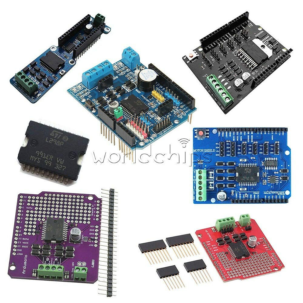 Electronic Components L298NH L298P 2A Dual Channel H-Bridge Motor Driver Shield for Arduino UNO 2560 - (Select:L298P SOP)