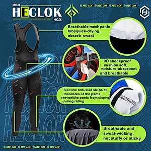 Men Cycling Clothing Set Winter Long Sleeve Jacket＋Cycling Pants with 9D Pad＋Windproof Cycling Glasses (TYP-5,XS)