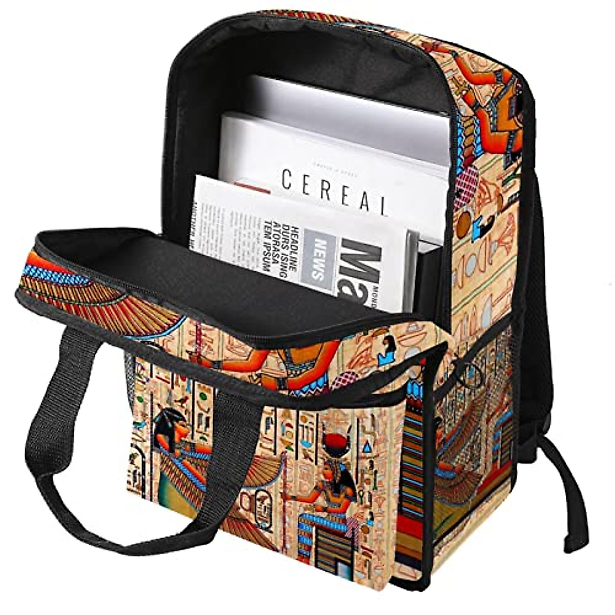 Travel Backpack,Carry On Backpack,Ancient Egyptian Vintage,Hiking Backpack Outdoor Sports Rucksack Casual Daypack