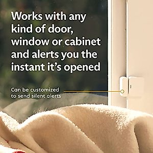 SimpliSafe 5 Piece Wireless Home Security System - Optional 24/7 Professional Monitoring - No Contract - Compatible with Alexa and Google Assistant,White