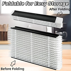 2 PACK 413 Replacement Filter Compatible with AprilAire Air Purifier 1410, 1610, 2140, 2400, 2410, 2416, 3410, 4400, or Space-Gard 2400 with Upgrade Kit 1413, 16x25x4in Collapsible Air Filter