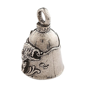 Guardian Bell Bass Fish Good Luck Bell w/Keyring & Black Velvet Gift Bag | Motorcycle Bell | Lead-Free Pewter | Good Luck Gift to Friends & Family | Bike Bell | Made in USA