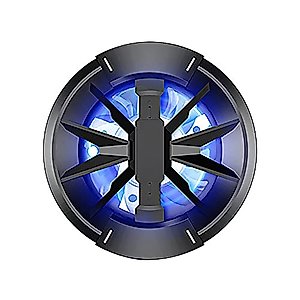 OCUhome Phone Cooler, Powerful Semi-Conductor Radiator Strong Suction High-Speed Rotation Magnetic Semiconductor Phone Cooling Holder for Gaming Phone Black
