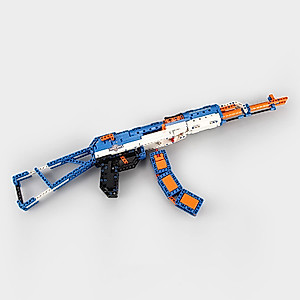 Bestoyz AK-47 Rifle Model Guns Building Blocks Toy Set, DIY Assemble Building Bricks Construction Toys, Educational Technical Engineering Building Kit, Gifts for Kids Teens Boys Aged 8 9 10 11 12+