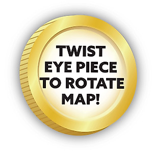 Disney Junior Mickey Mouse Adventure Spyglass with Sounds, Pirate Dress Up and Pretend Play, Kids Toys for Ages 3 Up by Just Play