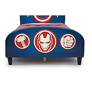 Delta Children Upholstered Twin Bed, Marvel Avengers
