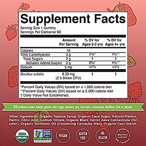 MaryRuth Organics Kids Vitamin D3 Gummies & Kids Probiotic USDA Organic Gummies Bundle | Bone Strength, Phosphorus and Calcium Absorption | Immune Support, Digestive & Gut Health Supplement for Kids