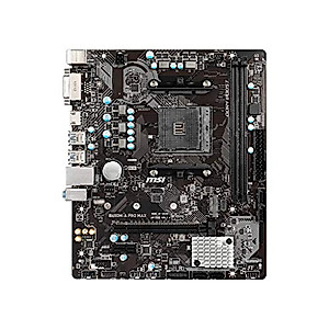 MSI B450M-A PRO MAX ProSeries Motherboard (ATX, 2ND and 3rd Gen, AM4, M.2, USB 3, DDR4, DVI HDMI, Crossfire)