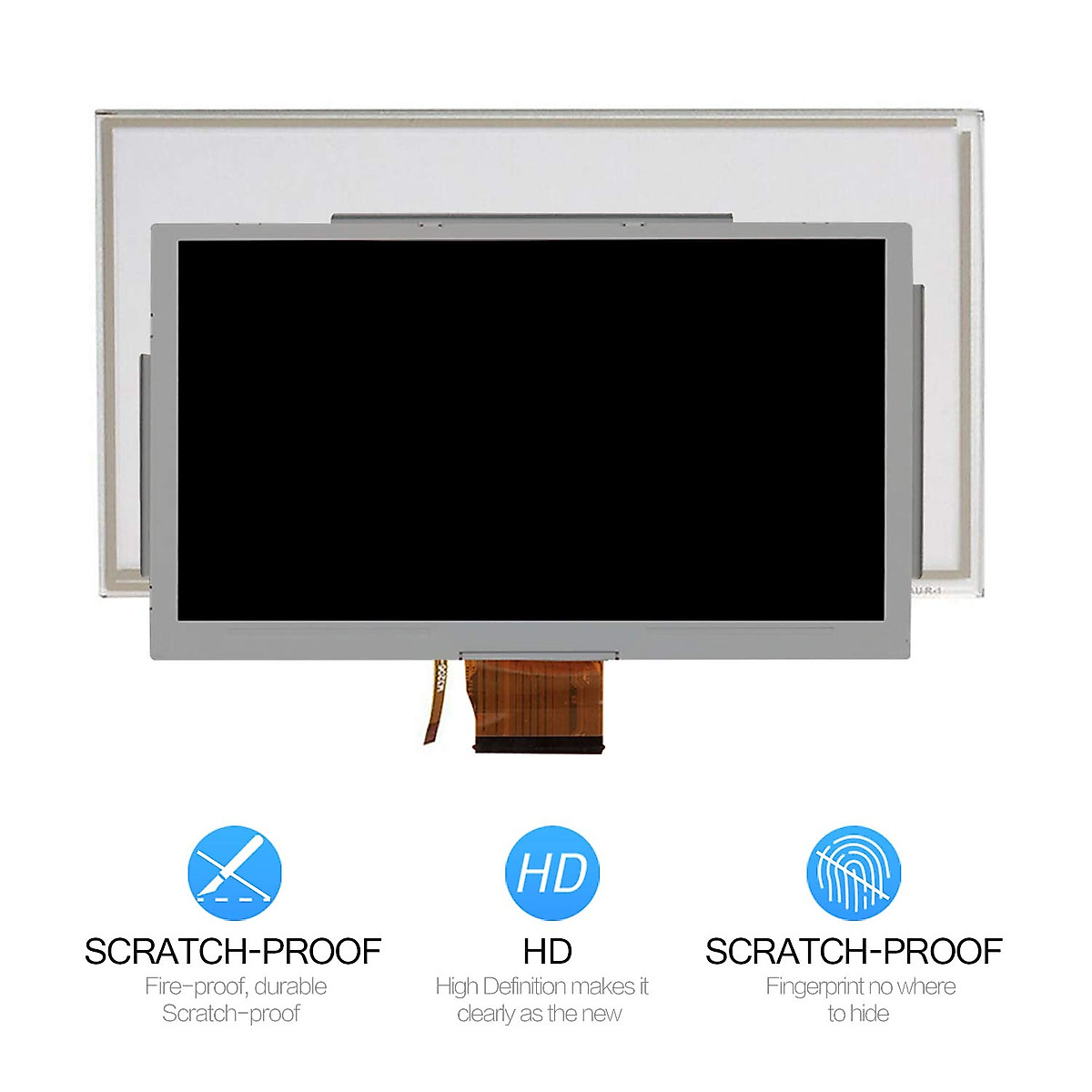 for Nintendo Wii U LCD Replacement Screen Display Glass Touch Digitizer Repair Part