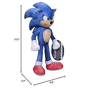 Sonic the Hedgehog Plush Sonic 2 Movie 13" Talking Sonic Plush,Blue