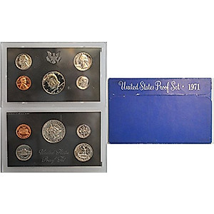 1970 S -1979 US Mint Set Clad Proof Set Run 57 coins