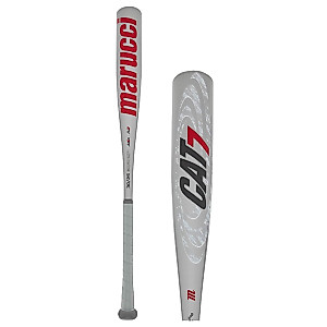 Marucci CAT7 Silver -5 USSSA Senior League Baseball Bat, 2 5/8" Barrel, 31"/ 26 oz