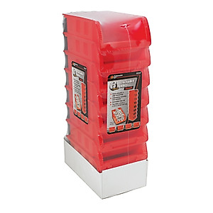 Performance Tool W5197 8 Piece Small Stackable Storage Trays , orange