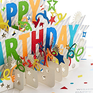 Hallmark Signature Paper Wonder Pop Up Birthday Card (Happy Birthday)