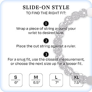 Lokai Silicone Beaded Bracelet for Women & Men, Black Splatter - Medium, 6.5 Inch Circumference - Silicone Jewelry Fashion Bracelet Slides On for Comfortable Fit