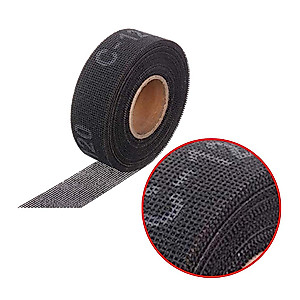 EMILYPRO Sanding Rolls/Plumbing Sanding Cloth 1.5" x 11yd (33 ft) / Plumber's Double Side Open Mesh/Aluminum Oxide Grit #80-1Roll