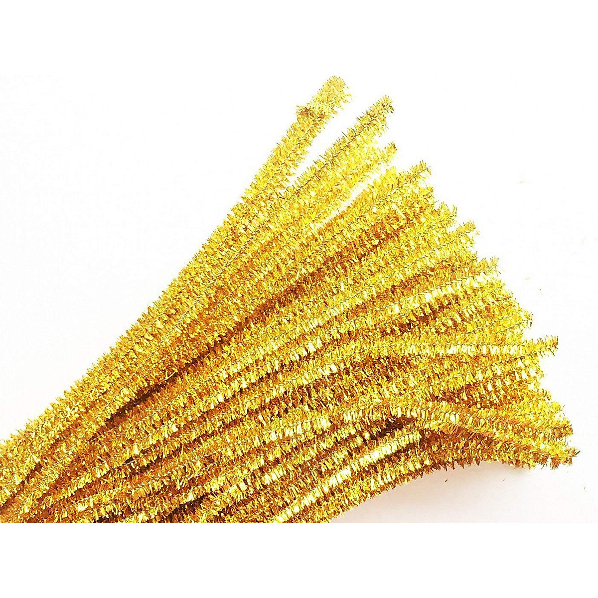 IVYRISE 200 Pieces Gold Chenille Stems Valentine Day Handmade Decoration for DIY Art Creative Crafts