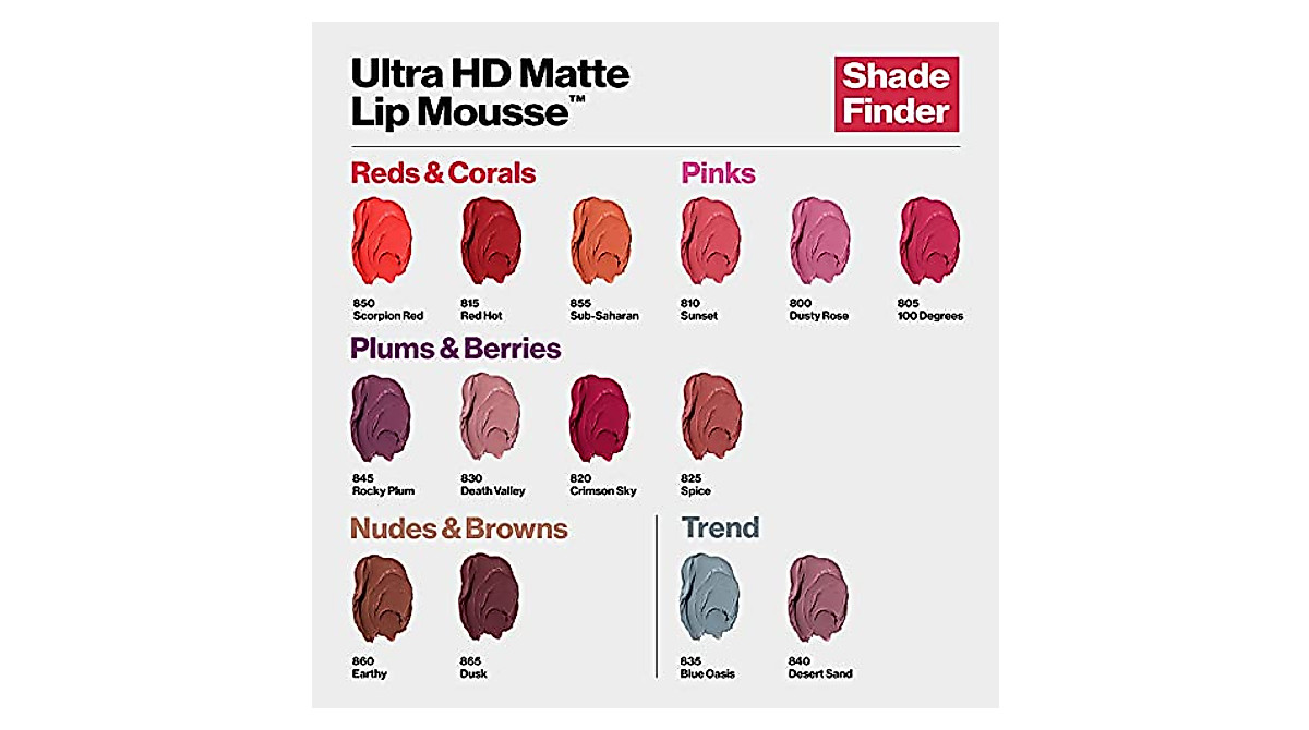 Revlon Ultra HD Matte Lip Mousse - Longwear Liquid Lipstick
