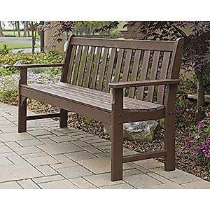 POLYWOOD GNB60BL Vineyard 60" Bench, Black