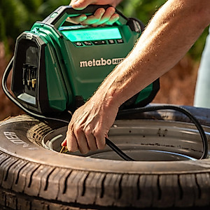Metabo HPT 18V MultiVolt™ Cordless Dual Function Inflator, Tool Only - No Battery, Portable Air Compressor, UP18DAQ4