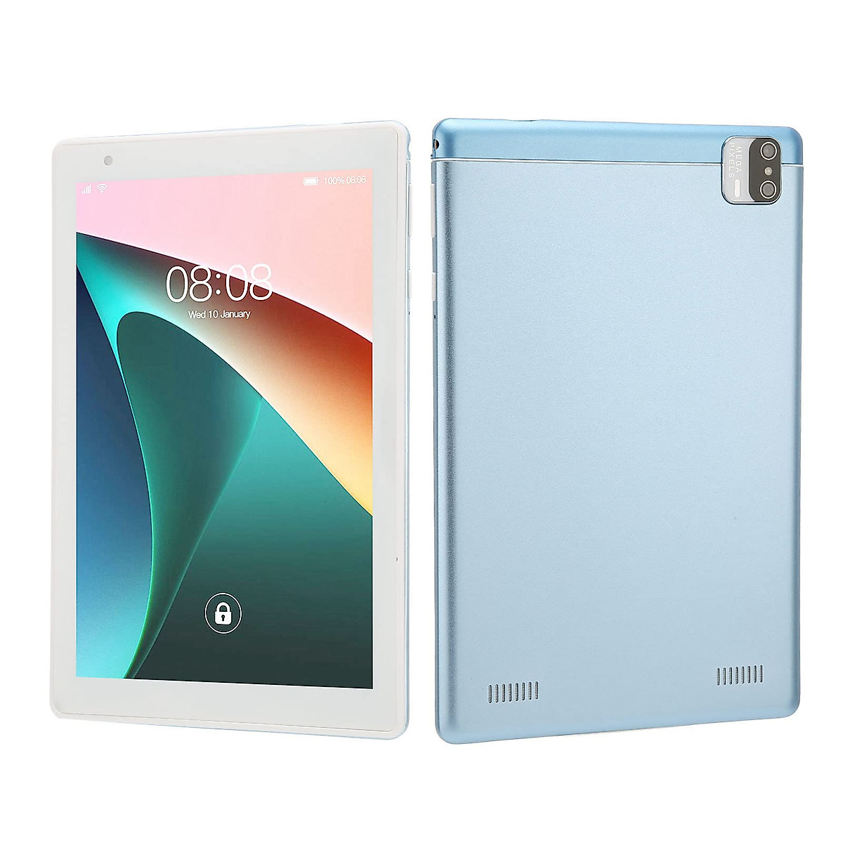 Tablet 4G RAM 64G ROM 100-240V 1960x1080 IPS Screen Octa Core CPU Processor 8 Inch 8 Inch Tablet for Home Travel (US Plug)