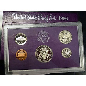1986 U.S. Mint Proof Set Original Mint Pkg