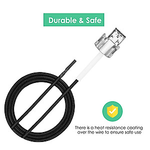 Utheer Grill Igniter Replacement, for CharBroil Grill Igniter Replacement Universal Spark Generator AA Battery, Ignitor with Wire for Charbroil Kenmore DynaGlo Gas Grill Models