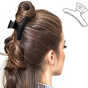 Yarlung 48 Pack Butterfly Hair Clamps, Hair Claw Clips Salon Hair Barrettes for Styling, Sectioning, Cutting and Coloring, Black