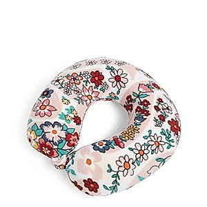 Vera Bradley Women's Fleece Travel Neck Pillow, Prairie Paisley, One Size