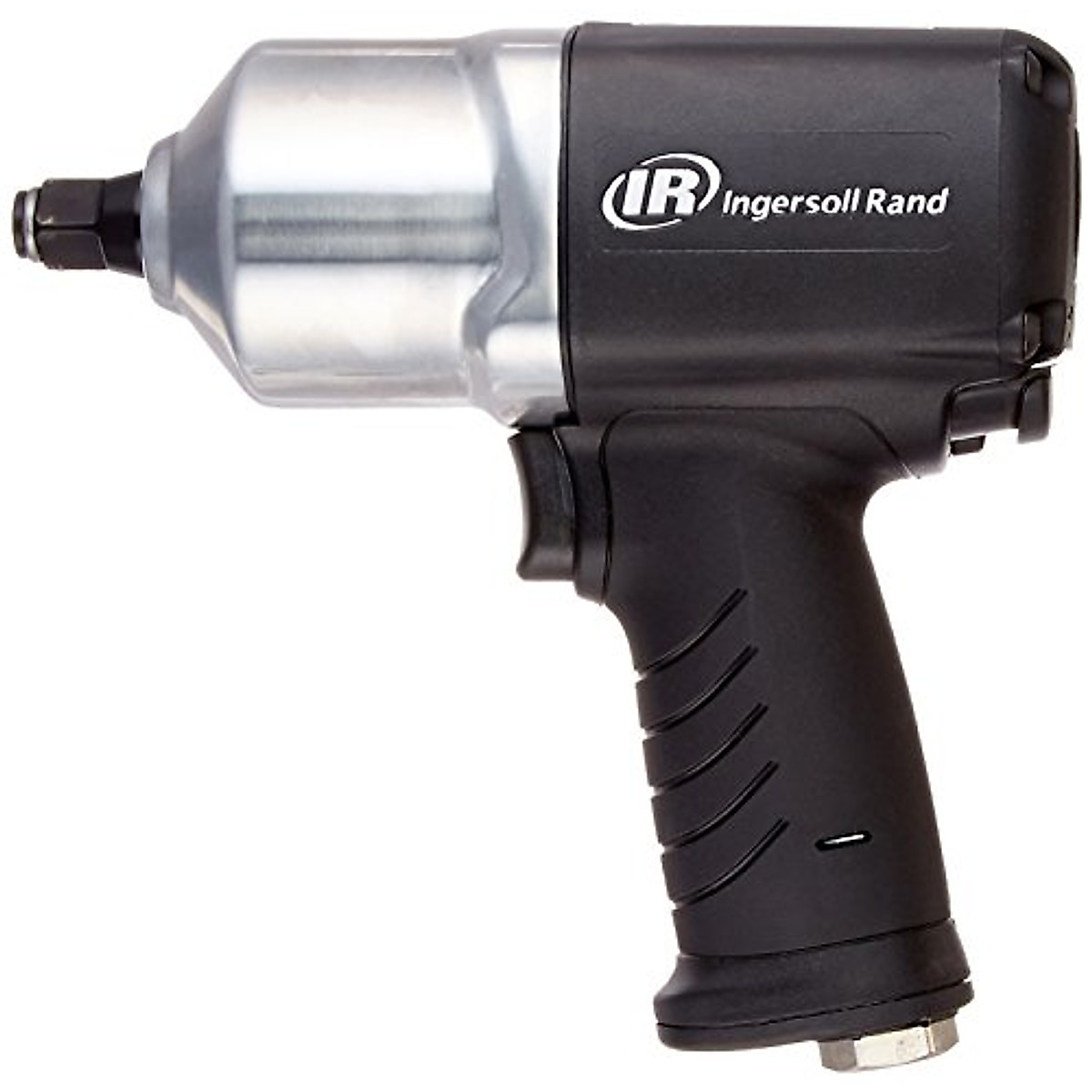 Ingersoll Rand Edge Series EB2125X 1/2" Composite Air Impact Wrench, 690 ft lbs Max Reverse Torque, Lightweight, One Hand Forward/Reverse Switch, Black Silver