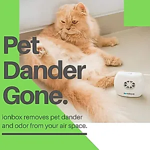 IonPacific ionbox - Air Ionizers for Home, Negative Ion Filtration System, Quiet Air Freshener for Bedroom, Office, Kitchen, Portable Air Filter Odor, Smoke Dust, Pets, Eliminator, Mini Air Cleaner