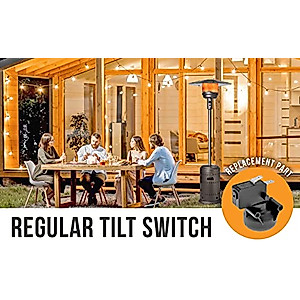 Fire Sense 61968 Regular Tilt Switch Patio Heater Replacement Part Accessories for Tip Over Protection, Impact Protection & Flame Out Protection with Automatic Shut Off Feature