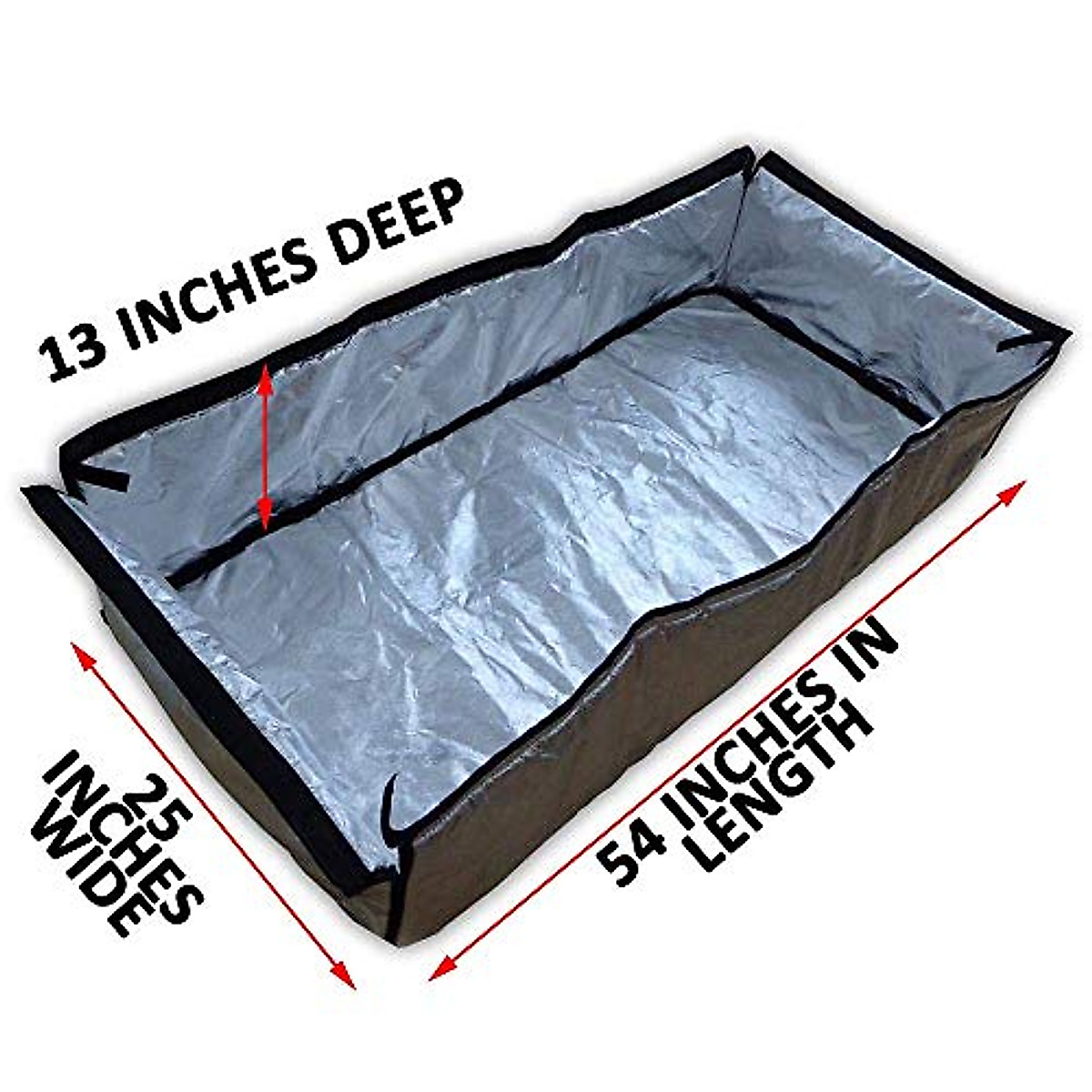 Attic Door Insulation Cover (54 x 25 x 13 in.) - Adjustable Straps and Zipper Opening - Fireproof Attic Tent Insulation Cover - Attic Blanket That Prevents Heat Loss – ThermoClimb by Remington Solar