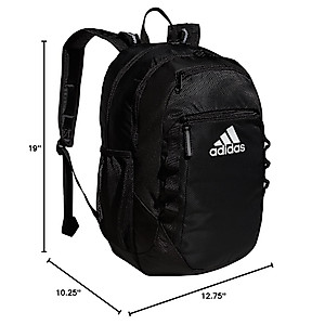 adidas Excel 6 Backpack, Black/White FW21, One Size