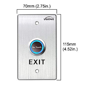 Zemgo FPC-8456 Smart Mobile WiFi Controller for Access Control with Android + Apple App, Web Browser + Smartphone Remote Viewing, Outswinging Door 1200lbs Magnetic Lock, Indoor Keypad/RFID Reader