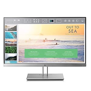 HP EliteDisplay E233 23-Inch Screen LED-Lit Monitor Silver (1FH46AA#ABA) (Renewed)